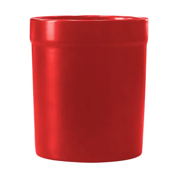 Ceramic Utensil Holder - Red - Lefse Time